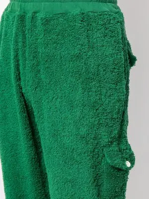 Undercover Textured Cotton Trousers - Green