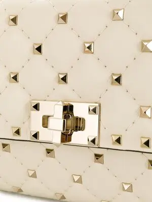 Valentino Garavani Rockstud Cross Body Bag - White