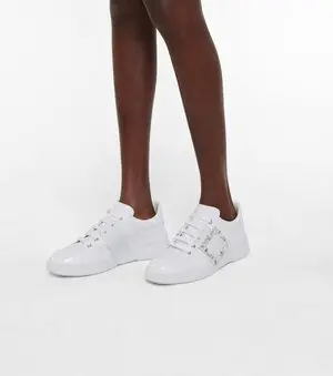 ROGER VIVIER Viv Skate Strass Sneakers