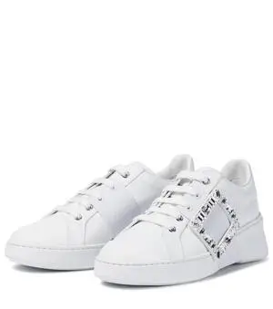 ROGER VIVIER Viv Skate Strass Sneakers