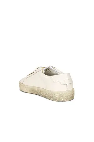 Saint Laurent Embroidered Sneakers - Panna