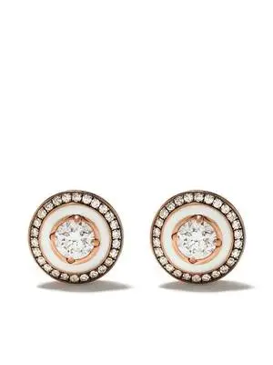 SELIM MOUZANNAR 18kt Diamond Mina Earrings - Pink