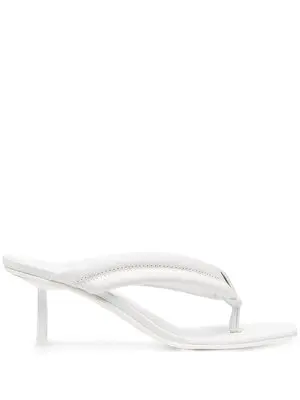LE SILLA Leather Slip-on Sandals