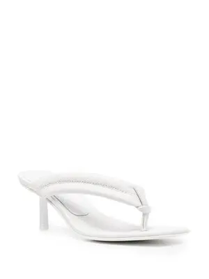 LE SILLA Leather Slip-on Sandals