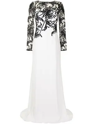 Tadashi Shoji Haruki Long-sleeve Gown