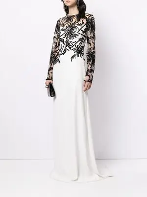 Tadashi Shoji Haruki Long-sleeve Gown