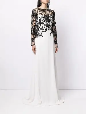 Tadashi Shoji Haruki Long-sleeve Gown