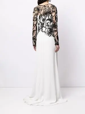 Tadashi Shoji Haruki Long-sleeve Gown