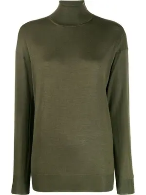 TOM FORD Roll Neck Jumper - Green