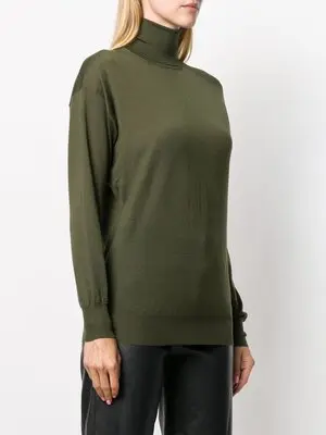 TOM FORD Roll Neck Jumper - Green