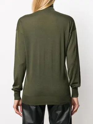 TOM FORD Roll Neck Jumper - Green