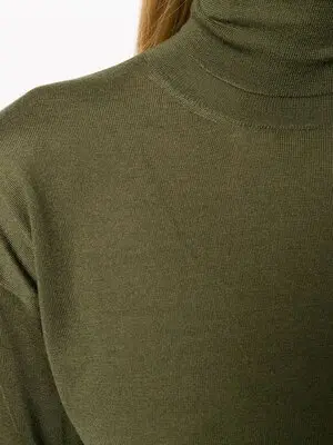 TOM FORD Roll Neck Jumper - Green