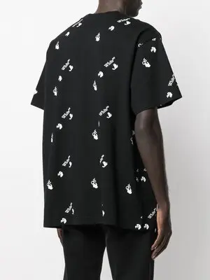 Off-White Swimming Logo-print T-shirt - Black