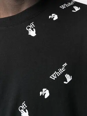 Off-White Swimming Logo-print T-shirt - Black