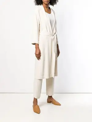 FORTE_FORTE Long Belted Coat
