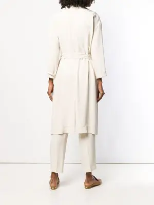 FORTE_FORTE Long Belted Coat