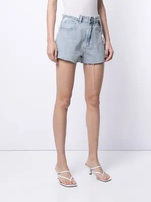 GROUND ZERO High-rise Denim Shorts