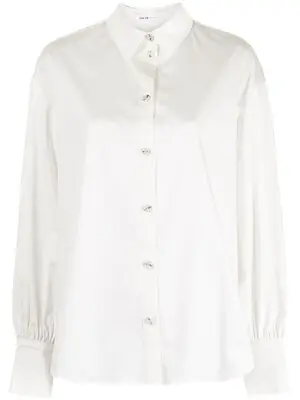 ADEAM Camellia Pleated Poplin Shirt
