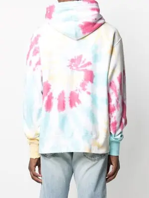GALLERY DEPT. Tie-dye Print Cotton Hoodie