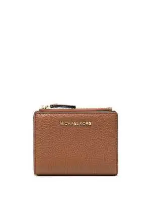 Michael Kors Logo Plaque Wallet - Brown