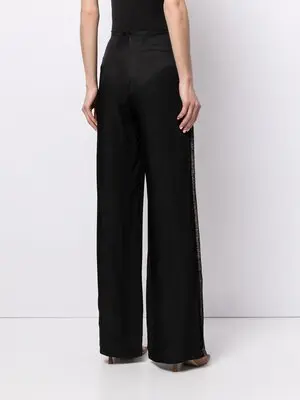 BARUNI X Ramadan Side-stripe Wide-leg Trousers