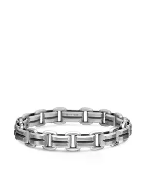 David Yurman Sterling Deco Beveled Link Bracelet