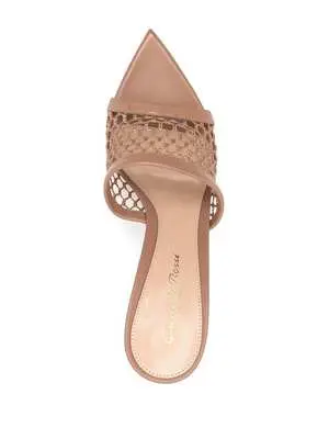 GIANVITO ROSSI Mesh-panel Alisa Mules