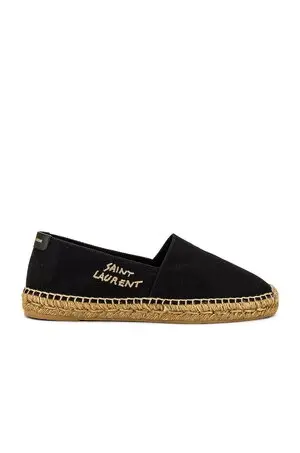 Saint Laurent Espadrille - Black