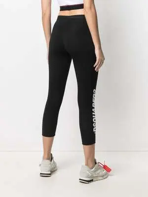 Dsquared2 Logo-print Cropped Leggings