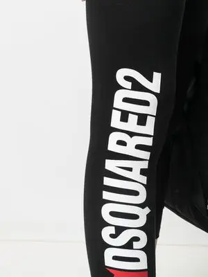 Dsquared2 Logo-print Cropped Leggings