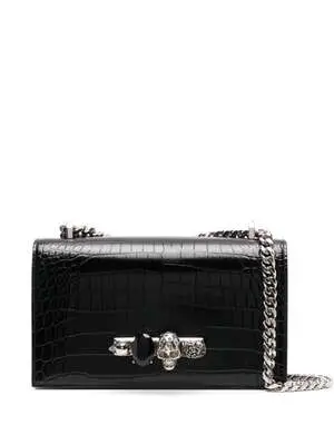 Alexander McQueen Crocodile Effect Bag