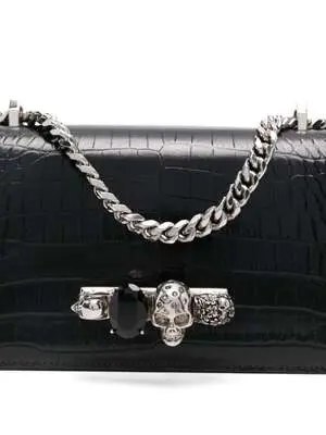 Alexander McQueen Crocodile Effect Bag