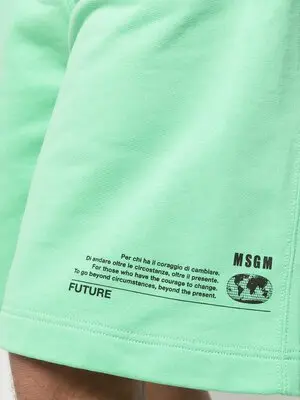 MSGM Logo-print Shorts