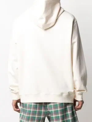 MSGM Future-print Hoodie - Neutrals