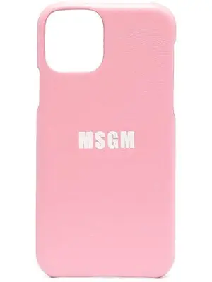 MSGM Logo-print Iphone 11 Pro Case - Pink