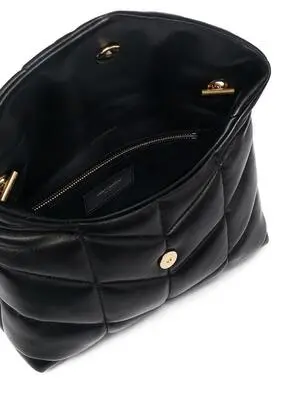 Saint Laurent Lou Lou Puffer Crossbody Bag - Black