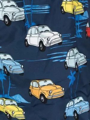MC2 SAINT BARTH Car-motif Drawstring-waist Swim Shorts