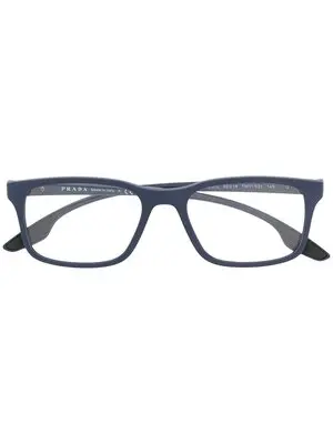 Prada Square-frame Glasses - Blue