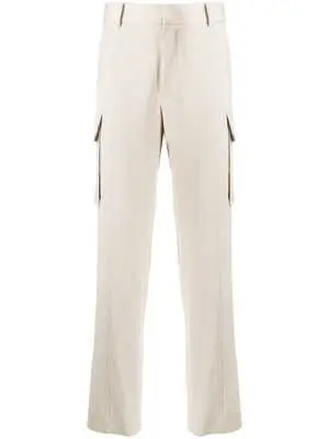 Stella McCartney Straight-leg Cargo Trousers - Neutrals