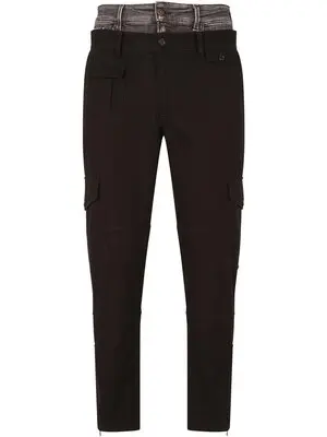 Dolce & Gabbana Double-waist Straight-leg Trousers