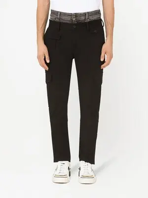 Dolce & Gabbana Double-waist Straight-leg Trousers
