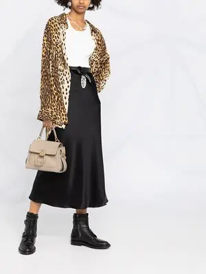 Dorothee Schumacher Silk-blend Midi Skirt