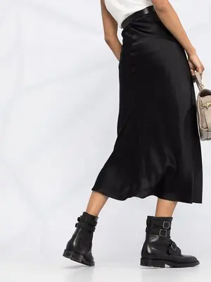 Dorothee Schumacher Silk-blend Midi Skirt