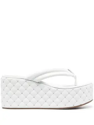 LE SILLA Quilted Platform Sandals