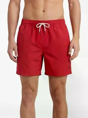 Polo Ralph Lauren Logo-embroidered Swim Shorts - Red