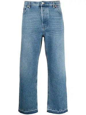 Valentino Garavani Dual-material Denim Trousers