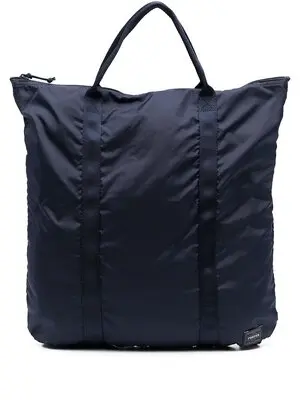 PORTER-YOSHIDA & CO Logo-patch Zipped Backpack