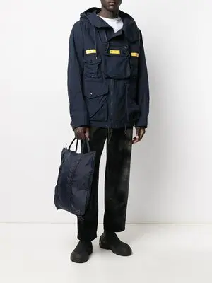 PORTER-YOSHIDA & CO Logo-patch Zipped Backpack