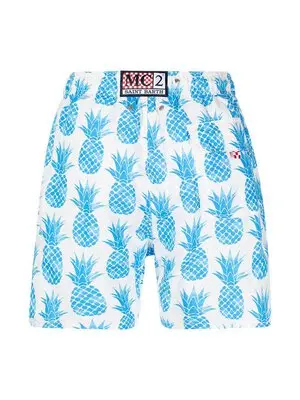 MC2 SAINT BARTH Pineapple-print Swim Shorts