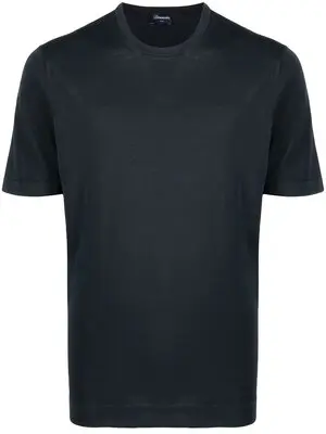 DRUMOHR Round Neck T-shirt - Blue